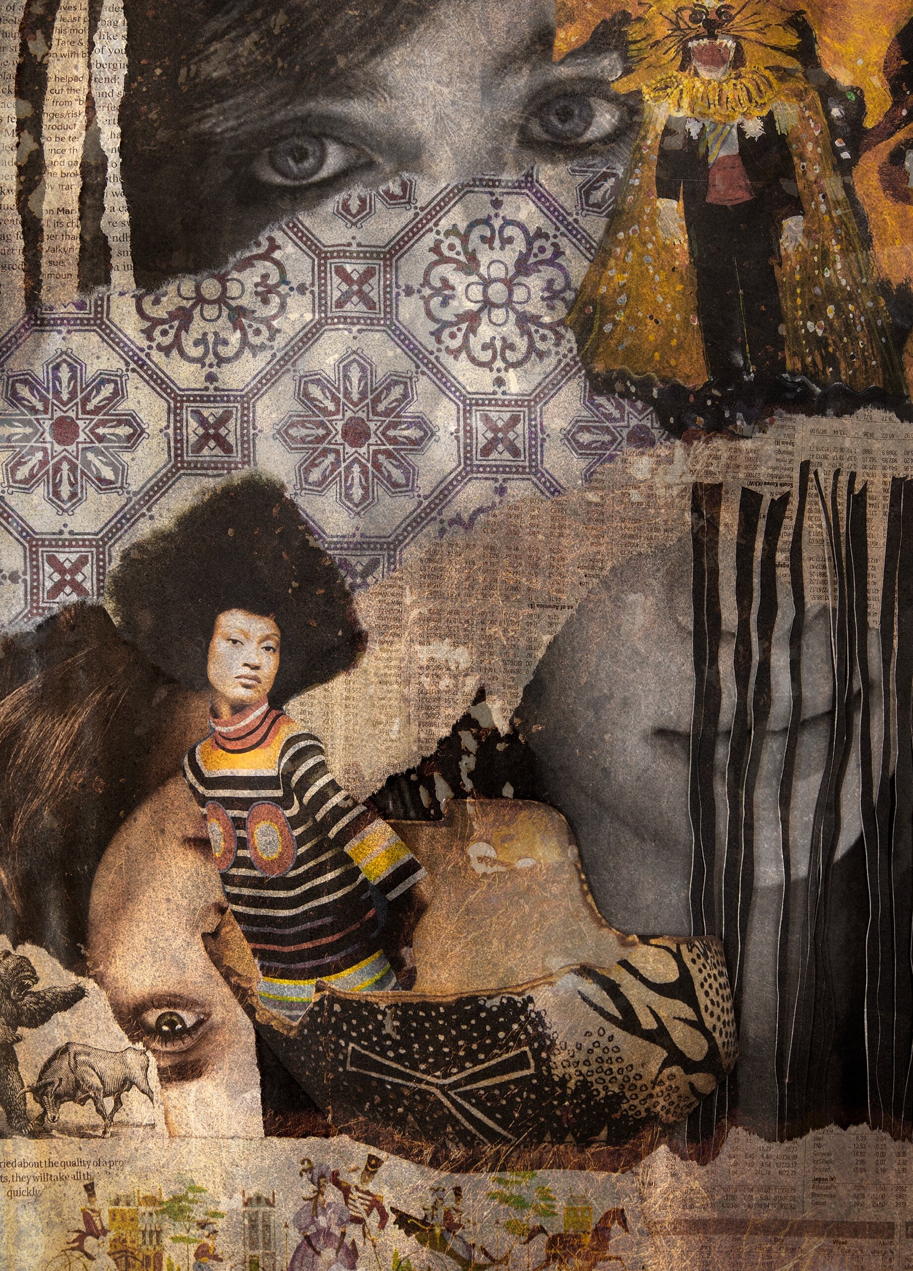 Gene Creation No.2 | Cathy Bell | Photo-Collage Artwork – Osner Art Gallery