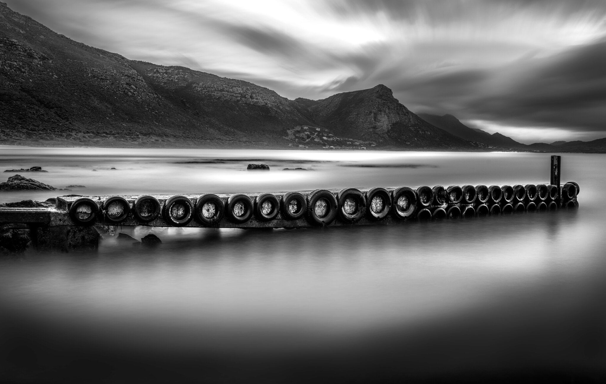 Atlantic Mirror | Black and White Landscape Photography – Osner Art Gallery