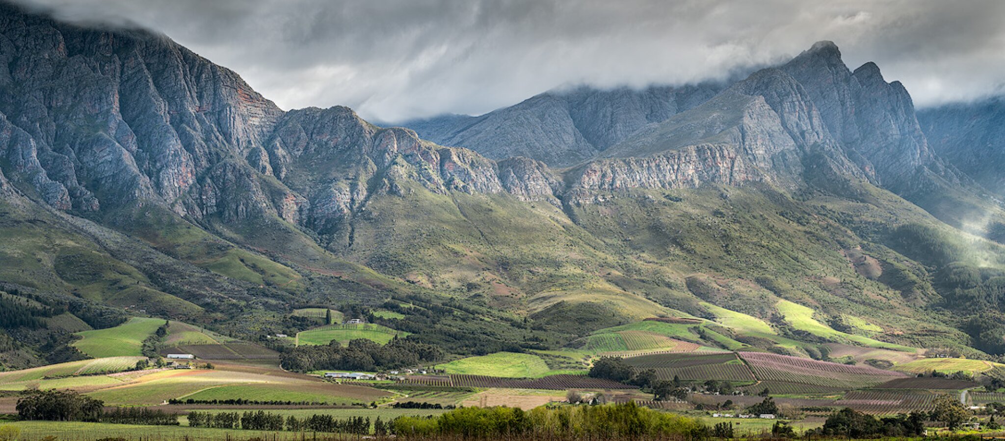 The Horseshoe Mountains of Tulbagh | Landscape fine art photography ...